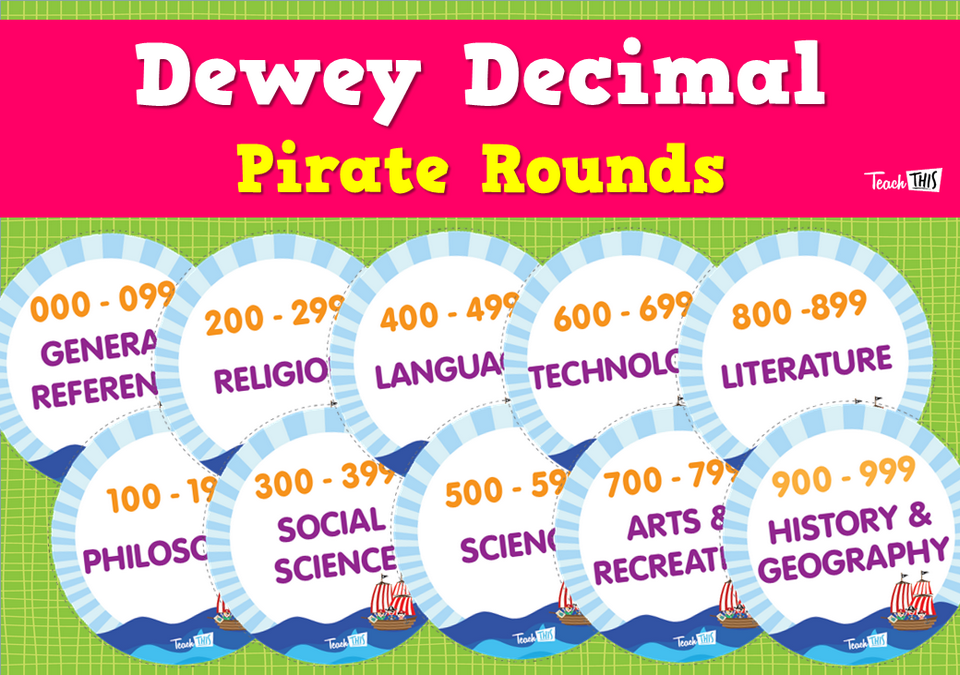 Dewey Decimal Pirate Rounds :: Teacher Resources and Classroom Games ...