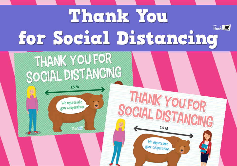 Thank You for Social Distancing :: Teacher Resources and Classroom ...