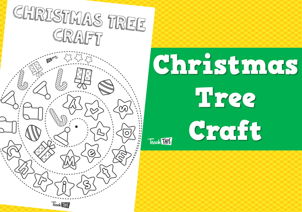 Christmas Tree Craft :: Teacher Resources and Classroom Games :: Teach This
