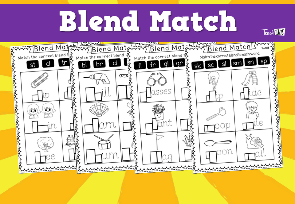 Blend Match :: Teacher Resources and Classroom Games :: Teach This