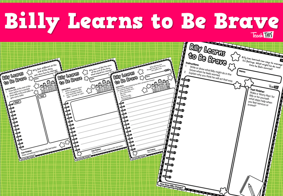 Billy Learns to Be Brave :: Teacher Resources and Classroom Games ...