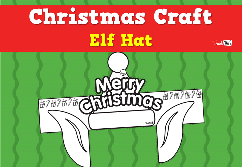 Christmas Craft - Elf Hat :: Teacher Resources and Classroom Games ...