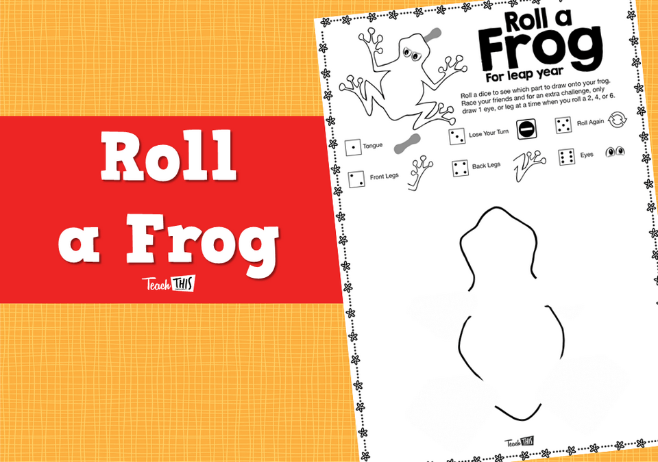 Roll a Frog :: Teacher Resources and Classroom Games :: Teach This