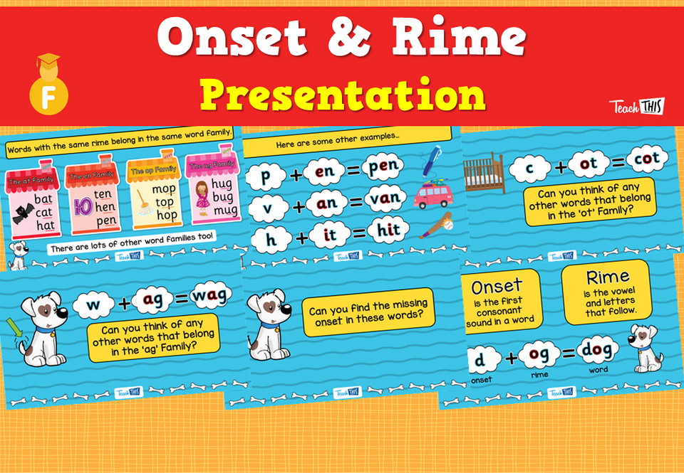 Onset & Rime - Presentation :: Teacher Resources and Classroom Games ...