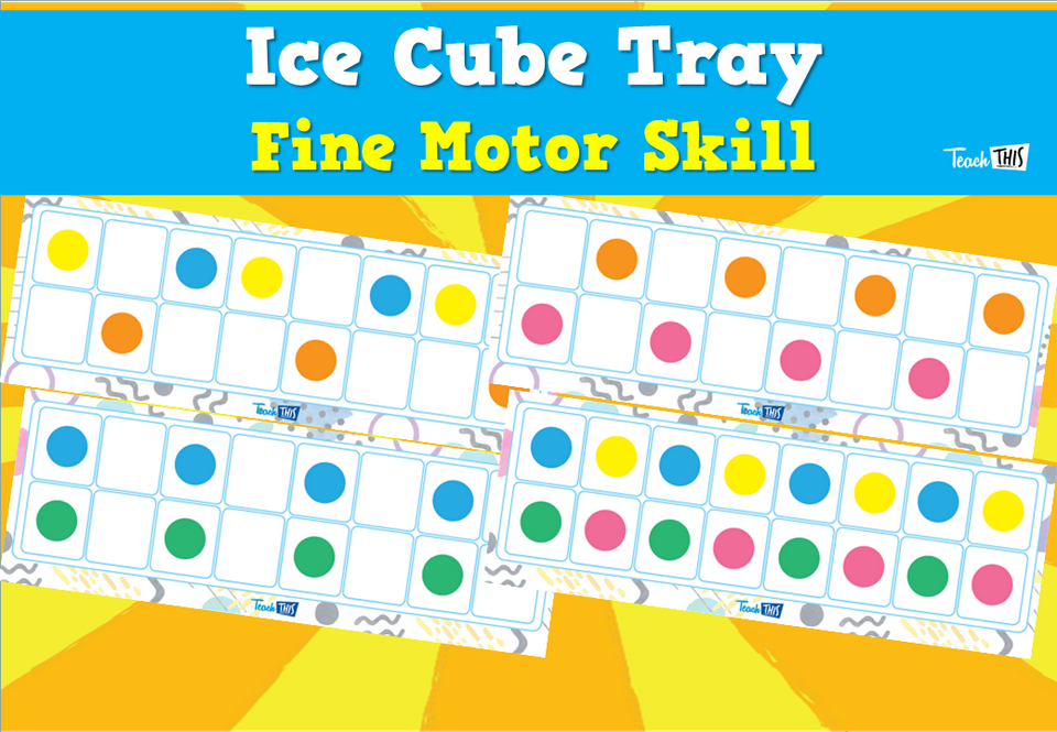 Ice Cube Tray - Fine Motor Skill :: Teacher Resources and Classroom ...