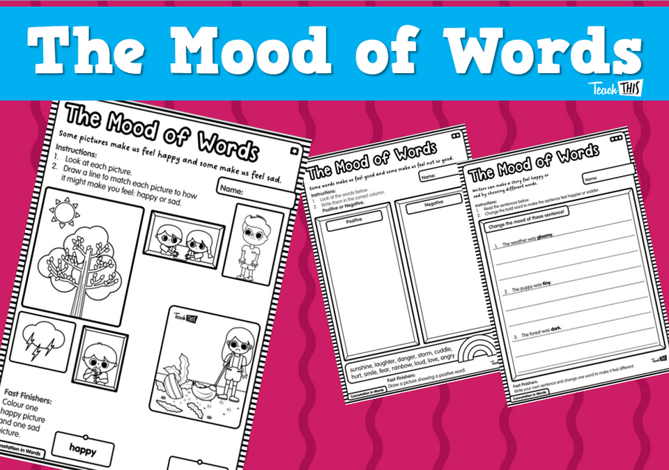 The Mood of Words :: Teacher Resources and Classroom Games :: Teach This