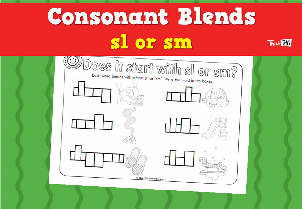 Consonant Blends - sl or sm :: Teacher Resources and Classroom Games ...