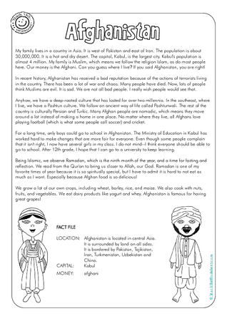 Afghanistan Comprehension :: Teacher Resources and Classroom Games ...