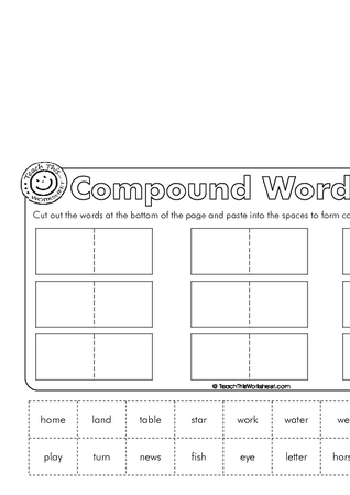 Compound Words 8. :: Teacher Resources and Classroom Games :: Teach This
