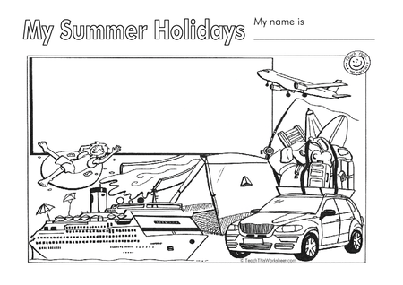 My Summer Holidays :: Teacher Resources and Classroom Games :: Teach This