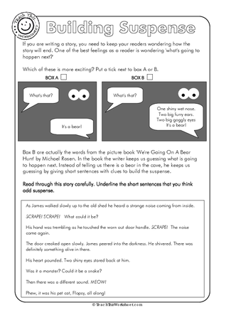 Narrative Texts - #8 Building Suspense :: Teacher Resources and ...