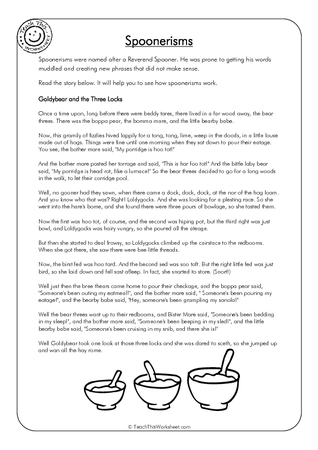 Spoonerisms :: Teacher Resources and Classroom Games :: Teach This