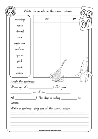 OA and OR - QLD Print (7 pg) :: Teacher Resources and Classroom Games ...