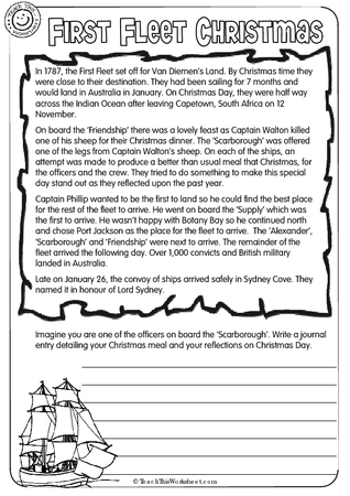 First Fleet Christmas :: Teacher Resources and Classroom Games :: Teach ...