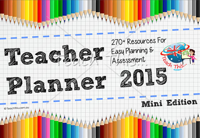 Teacher Planner 2015 - Mini :: Teacher Resources and Classroom Games ...