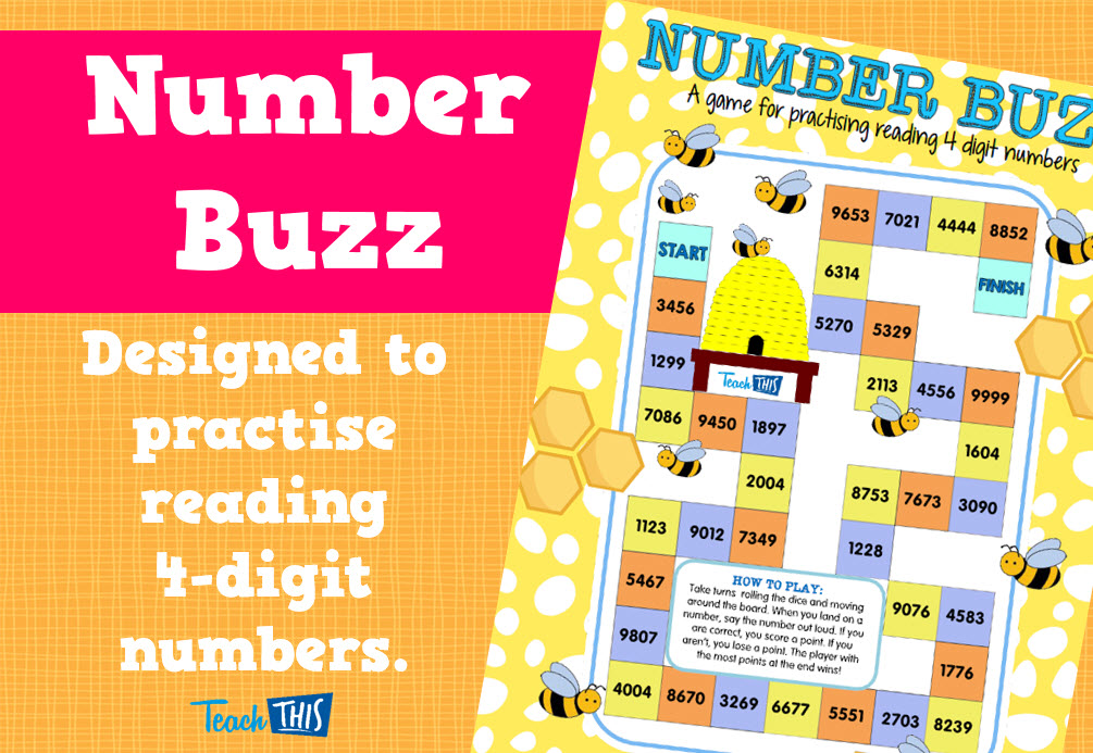 Number Buzz :: Teacher Resources and Classroom Games :: Teach This
