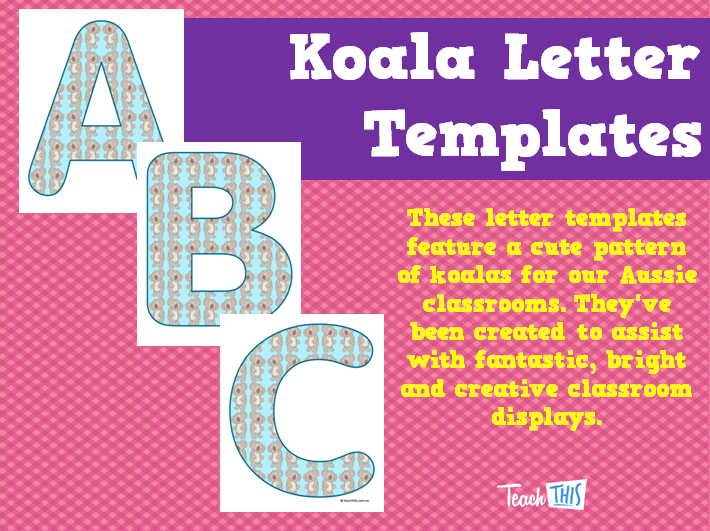 Koala Letter Templates :: Teacher Resources and Classroom Games ...
