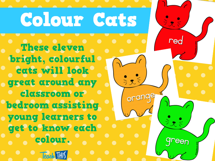 Colour Cats :: Teacher Resources and Classroom Games :: Teach This