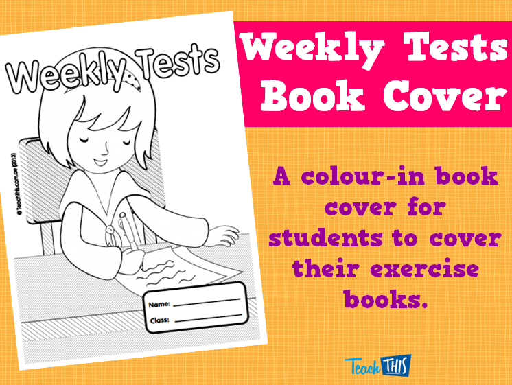 Weekly Tests - Book Cover :: Teacher Resources and Classroom Games ...