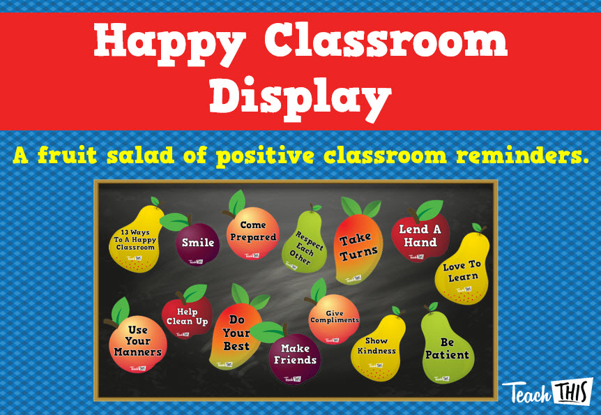 Happy Classroom Display :: Teacher Resources and Classroom Games :: Teach This