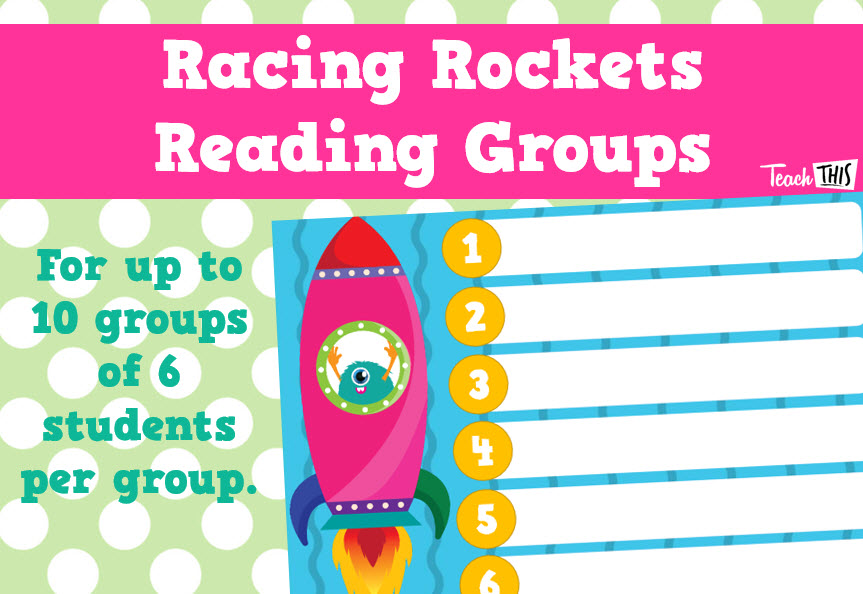 Racing Rockets Reading Groups - Editable :: Teacher Resources and ...