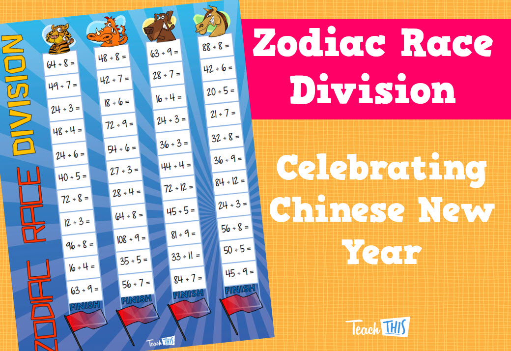 Zodiac Race Division :: Teacher Resources and Classroom Games :: Teach This