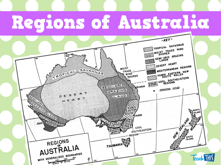 Regions of Australia :: Teacher Resources and Classroom Games :: Teach This