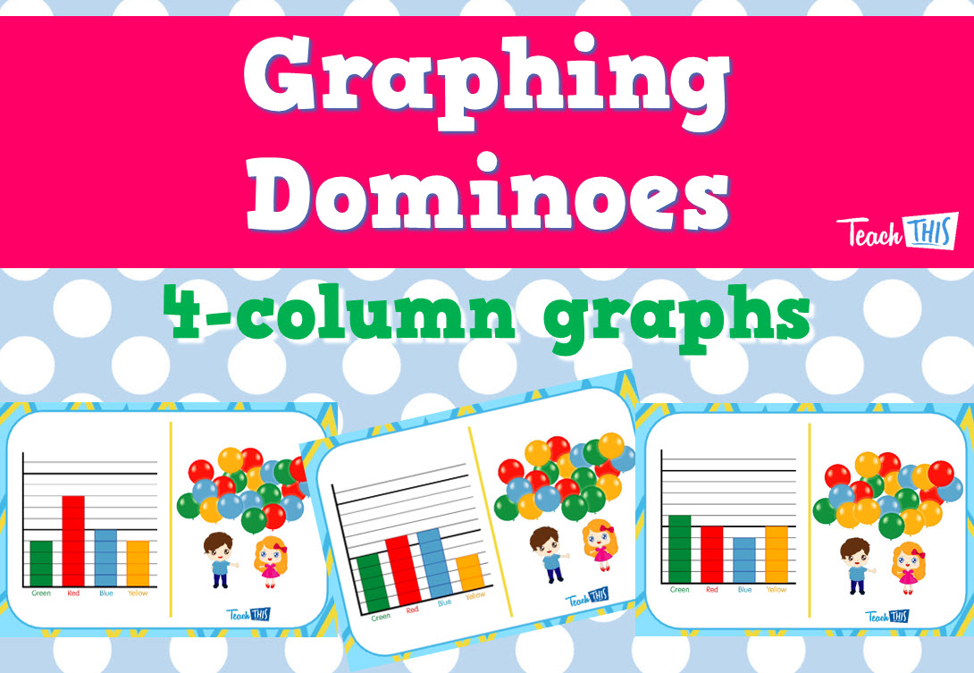 Graphing Dominoes - 4-columns :: Teacher Resources and Classroom Games ...
