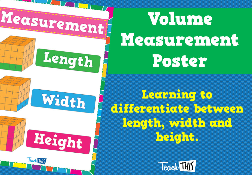 Volume Measurement Poster :: Teacher Resources and Classroom Games ...
