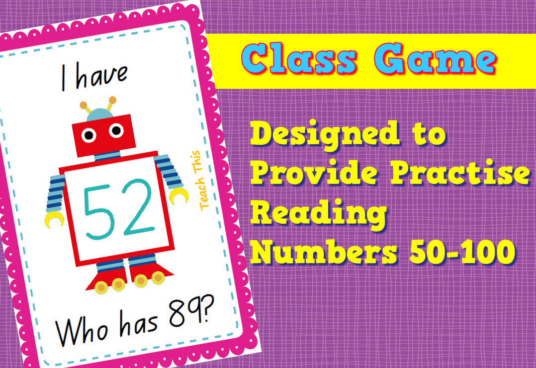 Class Game - Numbers 50-100 :: Teacher Resources and Classroom Games ...