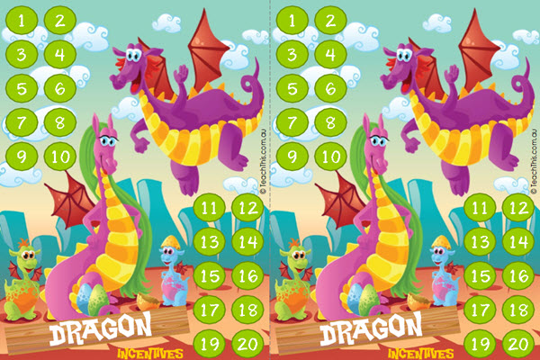 Dragon Reward Chart :: Teacher Resources and Classroom Games :: Teach This