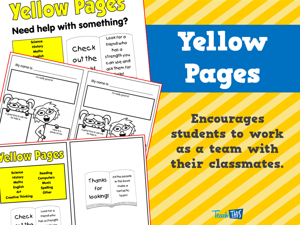 Yellow Pages :: Teacher Resources and Classroom Games :: Teach This
