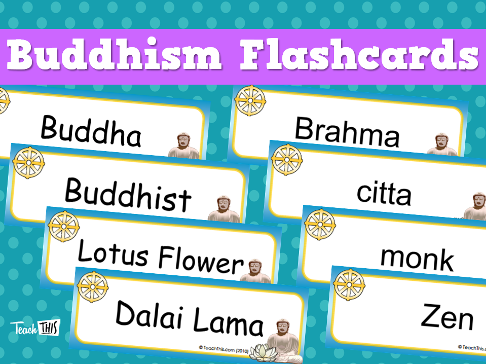 Buddhism Flashcards :: Teacher Resources and Classroom Games :: Teach This