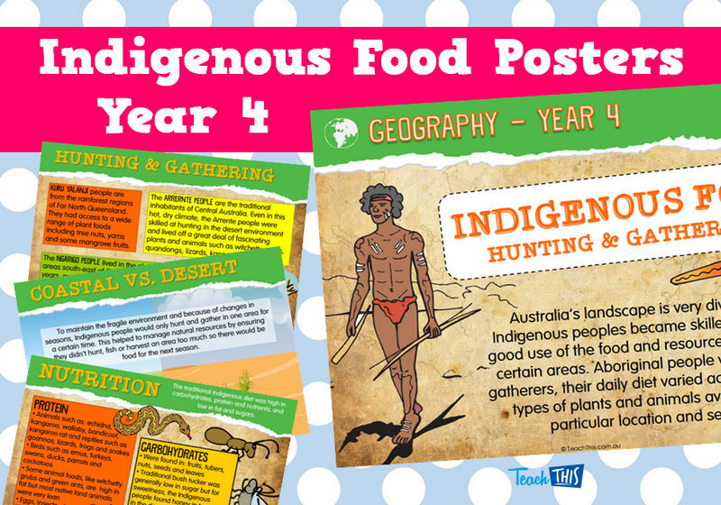 Indigenous Food Posters - Year 4 :: Teacher Resources and Classroom ...