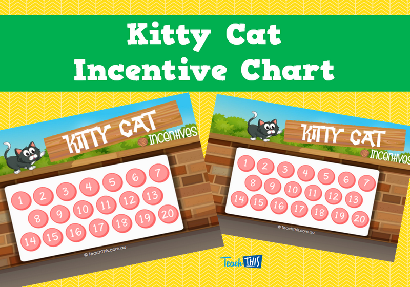 Kitty Cat Incentive Chart :: Teacher Resources and Classroom Games ...