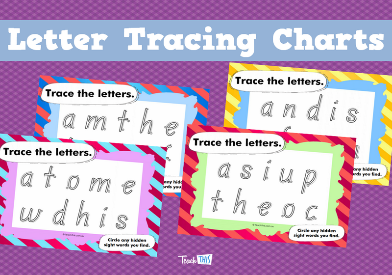 Letter Tracing Charts :: Teacher Resources and Classroom Games :: Teach ...