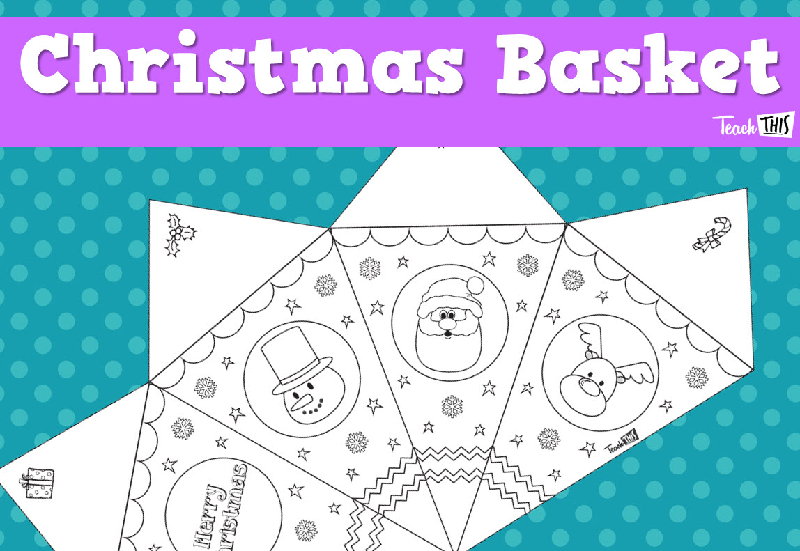 Hanging Sweets Christmas Basket :: Teacher Resources and Classroom ...