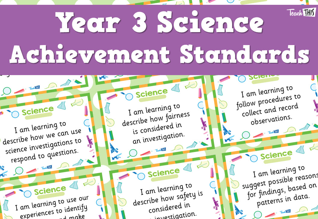 3rd Grade Science Standards Third Grade Standards Checklist | Made By