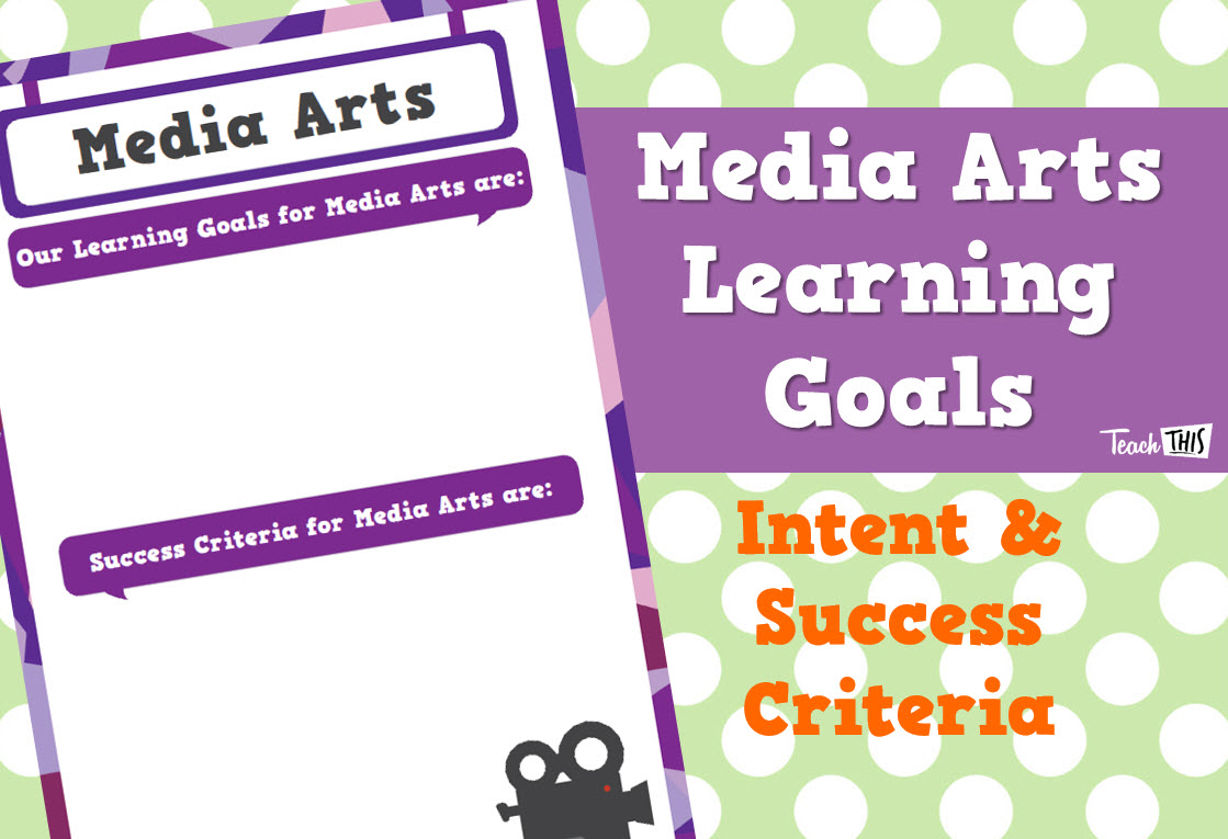 Learning Goals - Media Arts :: Teacher Resources and Classroom Games ...