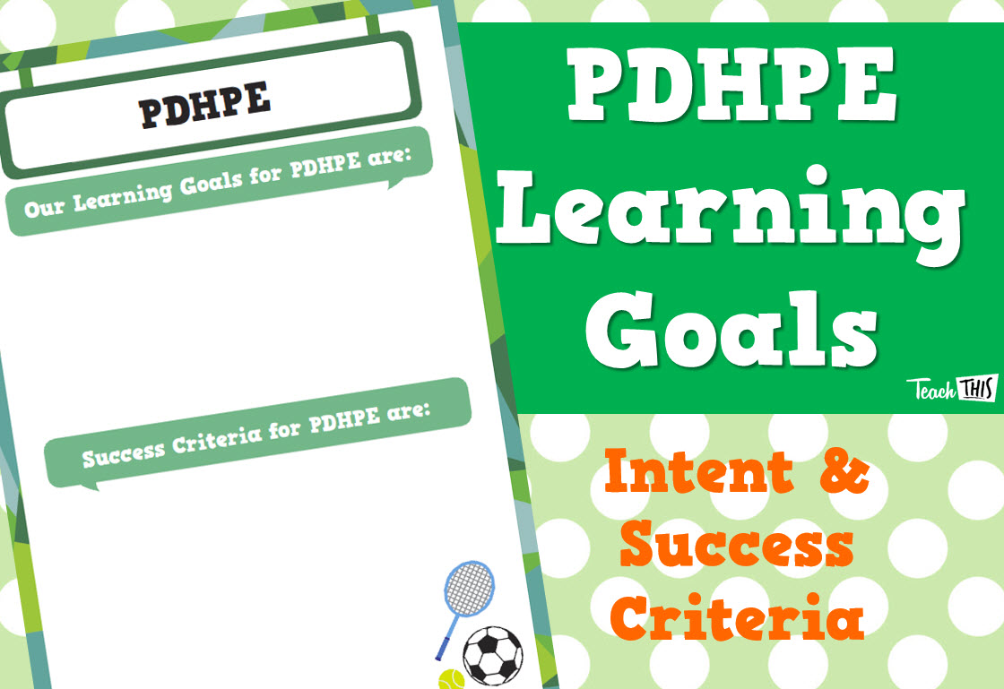 Learning Goals - PDHPE :: Teacher Resources and Classroom Games ...
