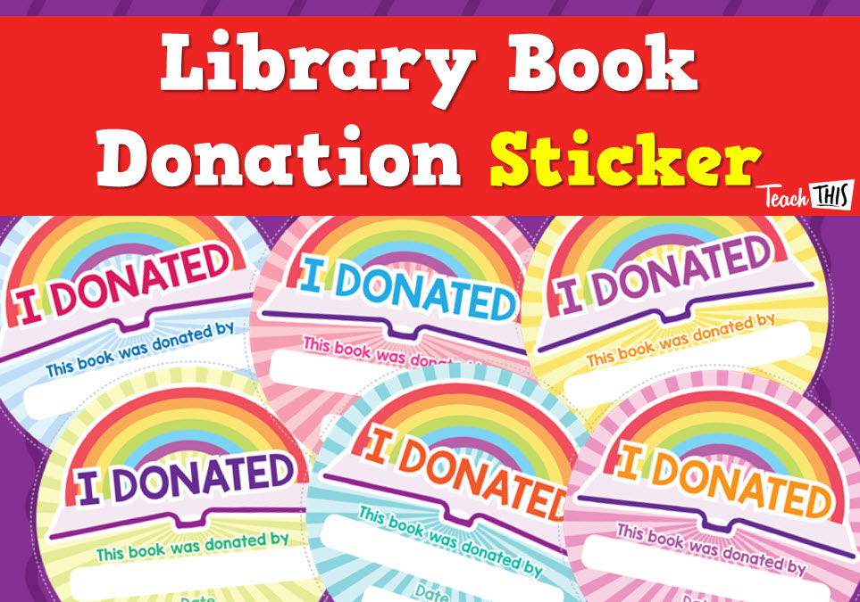 Library Book Donation :: Teacher Resources and Classroom Games :: Teach ...