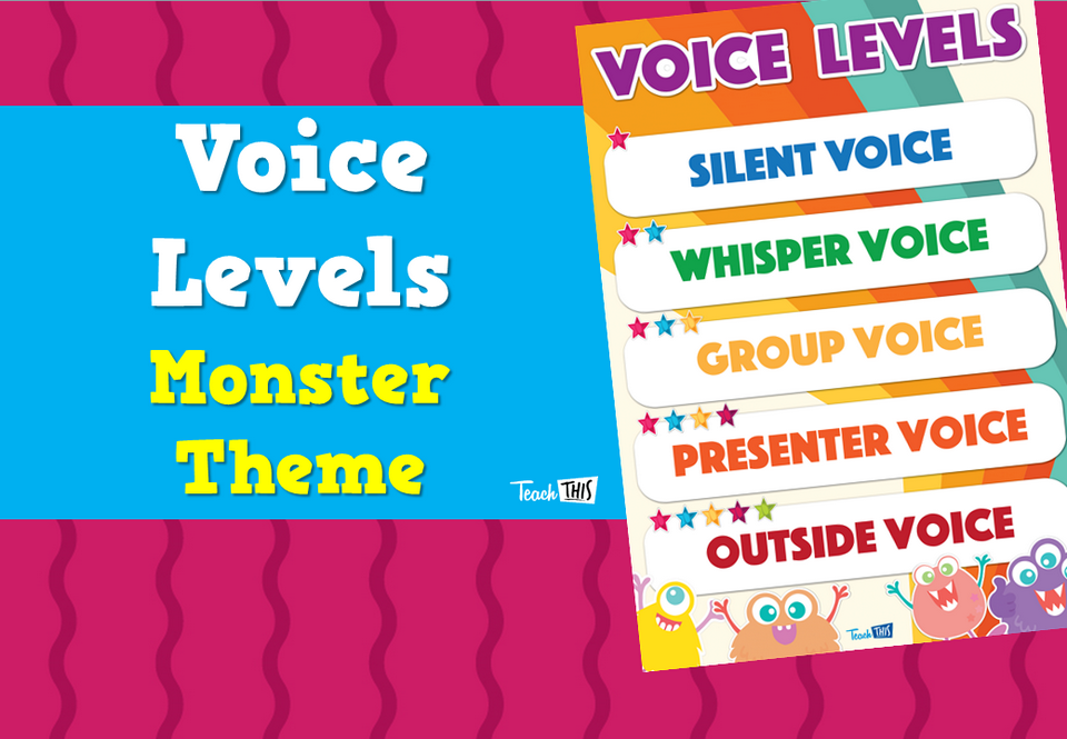 Voice Levels - Monster Theme :: Teacher Resources and Classroom Games ...