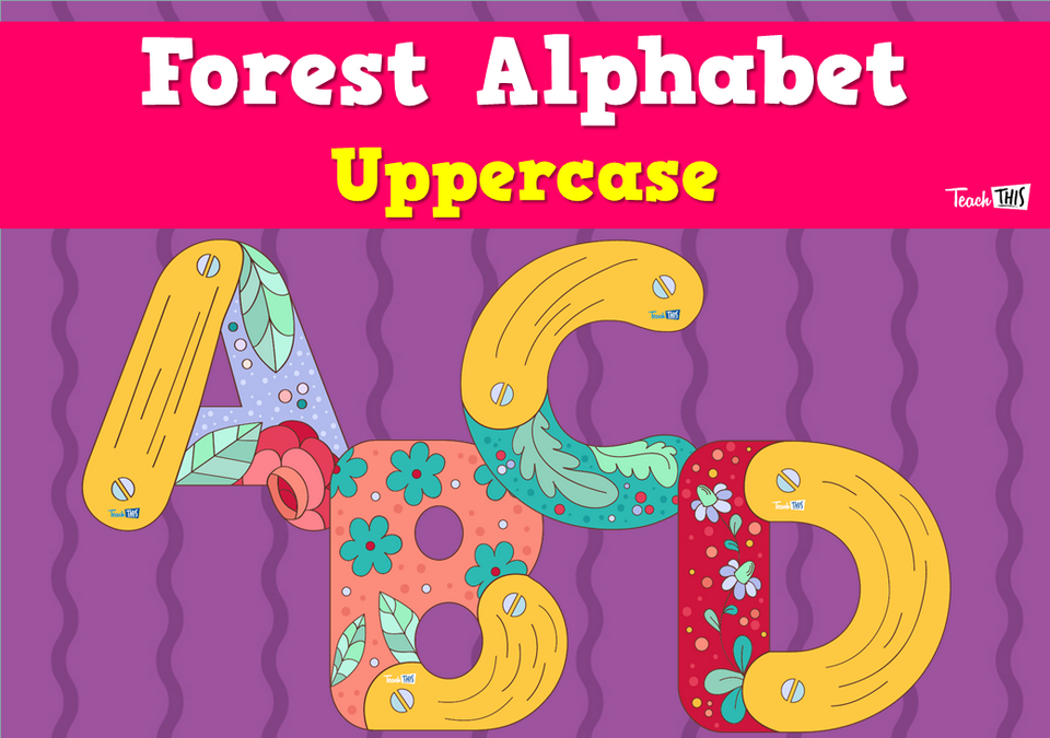 Forest Alphabet - Uppercase :: Teacher Resources and Classroom Games ...