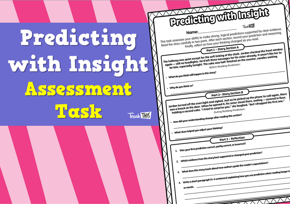 Predicting with Insight Assessment Task :: Teacher Resources and ...