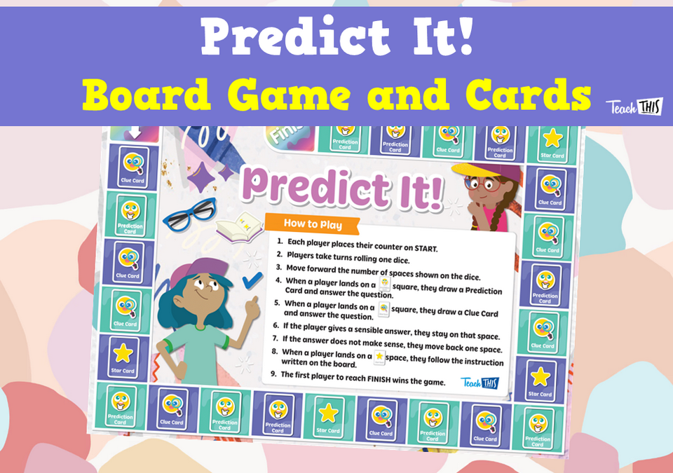 Predict It! Board Game and Cards :: Teacher Resources and Classroom ...