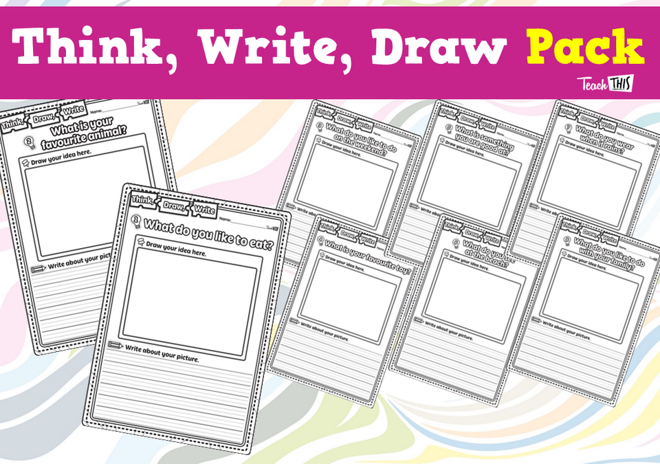 Think, Write, Draw Pack :: Teacher Resources and Classroom Games ...