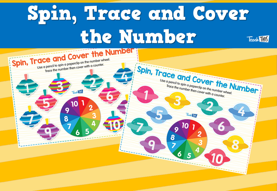 Spin, Trace and Cover the Number :: Teacher Resources and Classroom ...