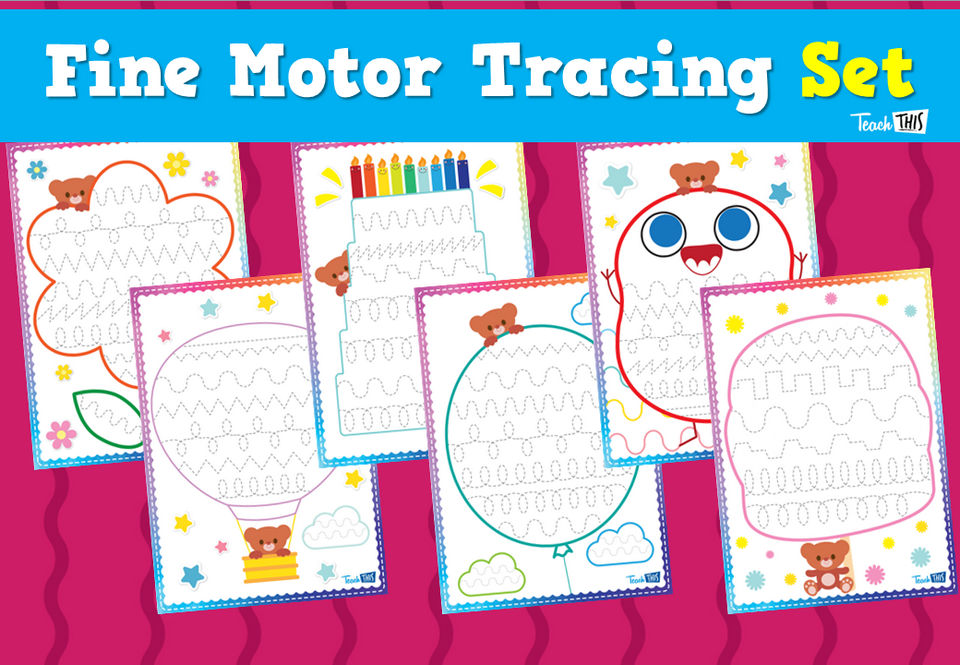 Fine Motor Tracing Set :: Teacher Resources and Classroom Games ...