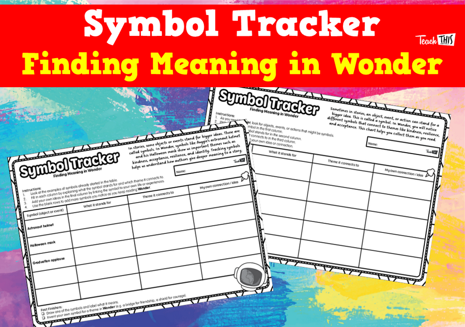 Symbol Tracker - Finding Meaning in Wonder :: Teacher Resources and Classroom Games :: Teach This