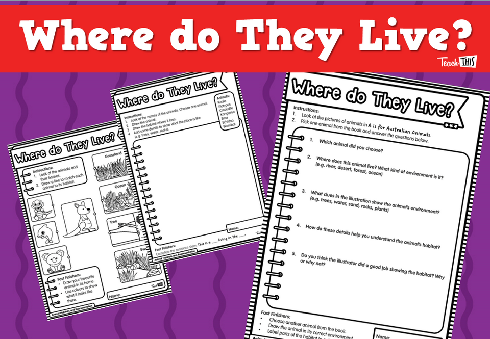 Where do They Live? :: Teacher Resources and Classroom Games :: Teach This
